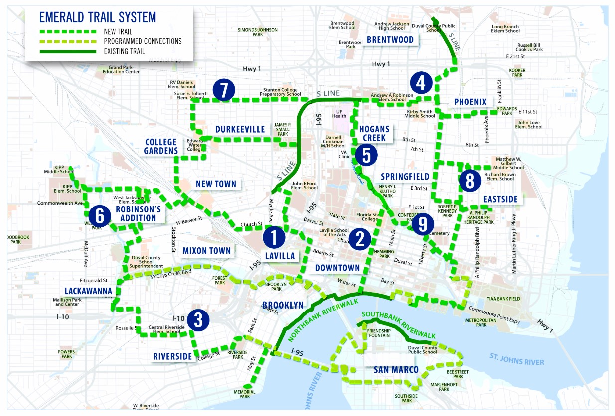 Jacksonville’s Emerald Trail paves over consolidation’s broken promises ...